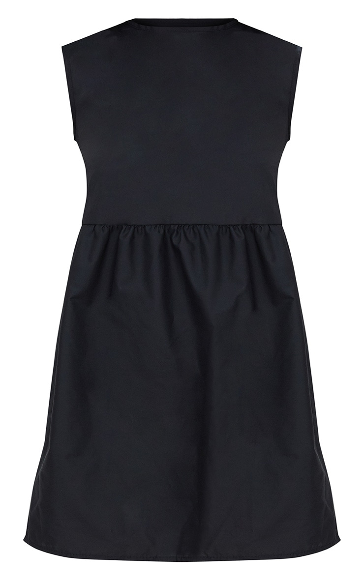 Black Sleeveless Smock Dress | Dresses | PrettyLittleThing AUS