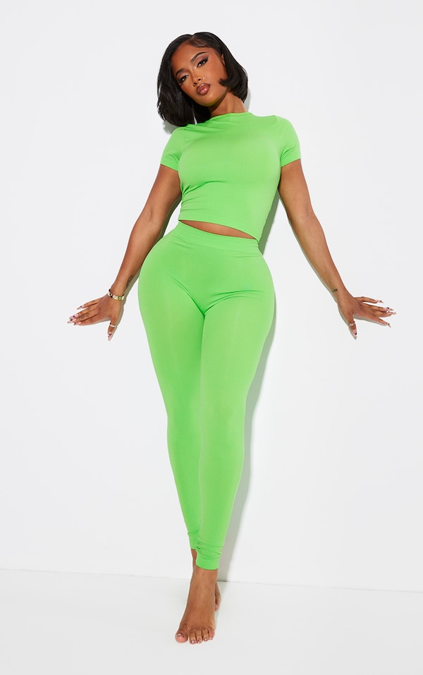Shape Lime Stretch Seamless Leggings | Shape | PLT