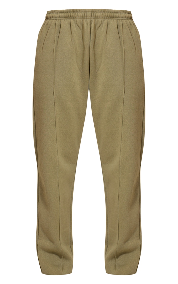 Moss Khaki Pintuck Detail Oversized Sweatpants | Athleisure ...