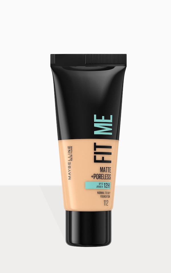 Maybelline Fit Me Matte & Poreless Full Coverage Foundation 112 Beige ...