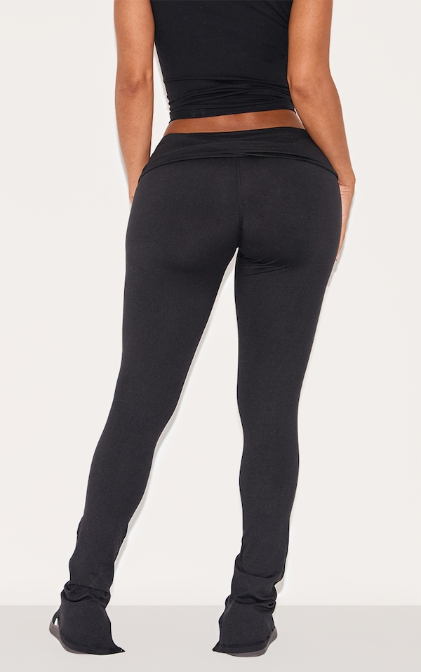 Shape Black Sculpt High Waist Side Split Leggings | Shape | PLT AUS