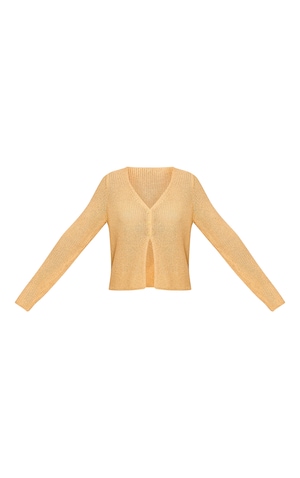 Lemon Filagree Button Cardigan | Knitwear | PLT