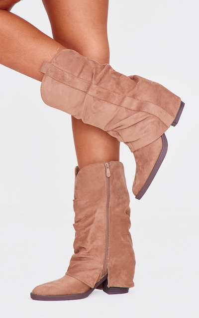 Fold Over Boots | PrettyLittleThing