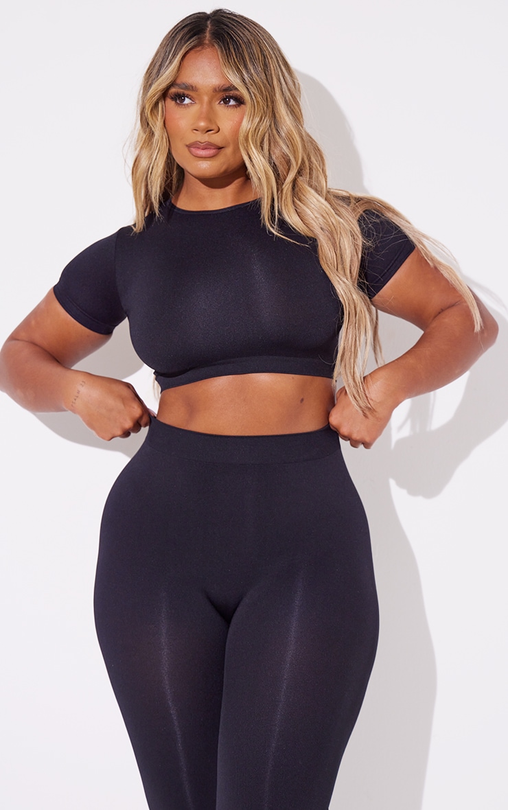 Shape Black Stretch Seamless Leggings | Shape | PLT USA