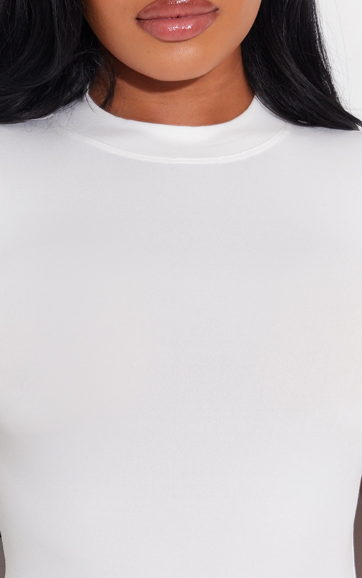 Shape White Sculpted Short Sleeve Bodysuit | Shape | PrettyLittleThing