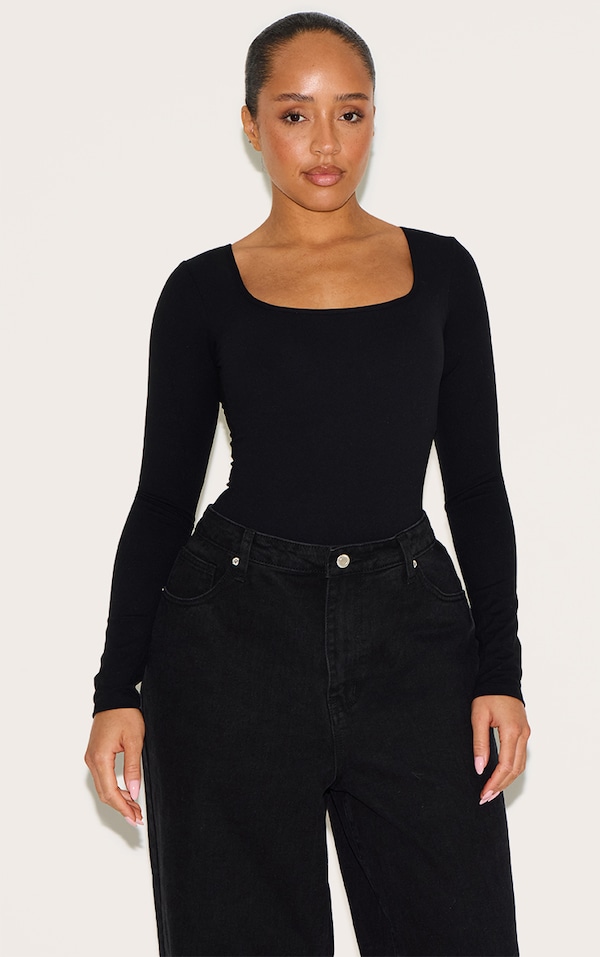 Shape Black Built In Bra Sculpt Bodysuit | Shape | PLT USA