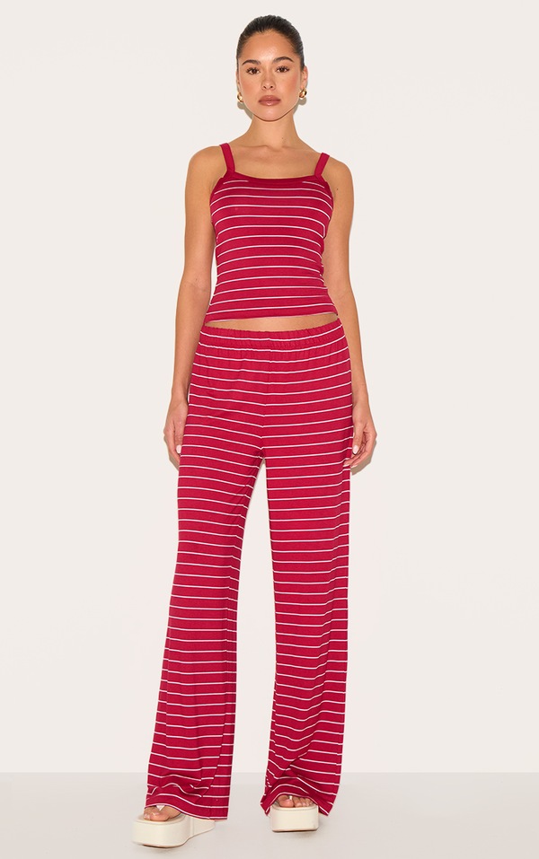 Red Striped Cami Top | Co-ords | PrettyLittleThing USA