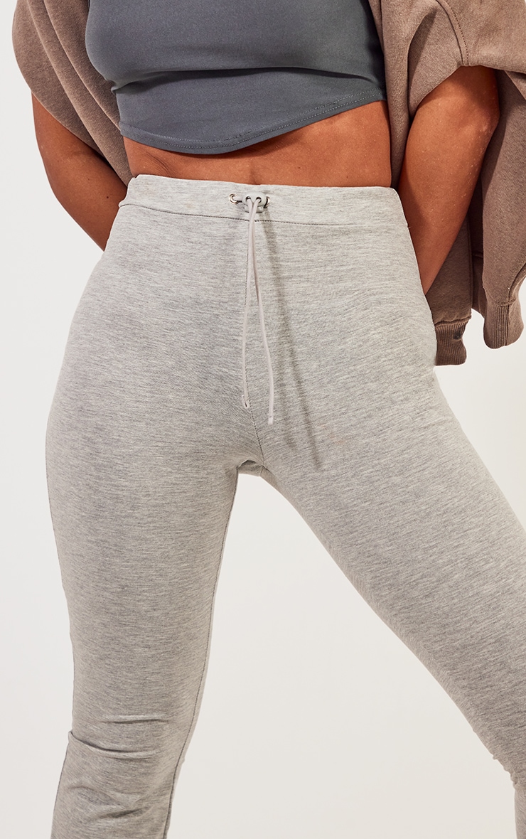 Ash Grey Toggle Waist Flared Trousers | PrettyLittleThing