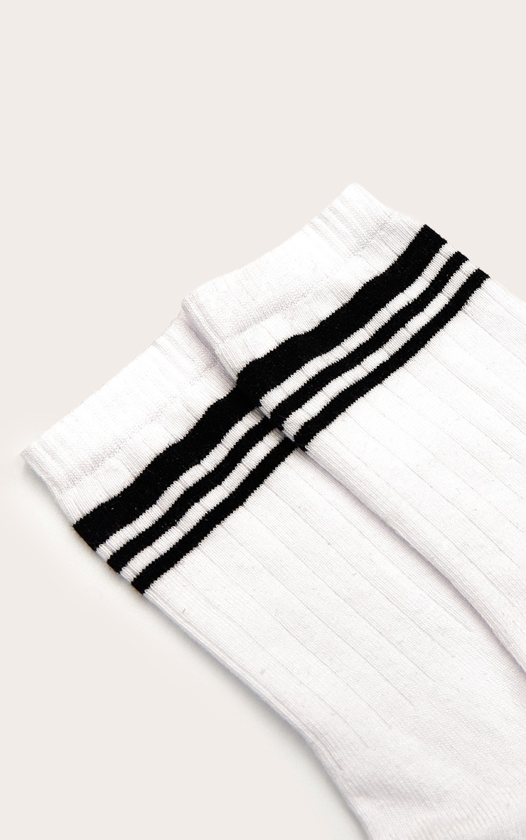 White Stripe Sports Socks | Accessories | PrettyLittleThing