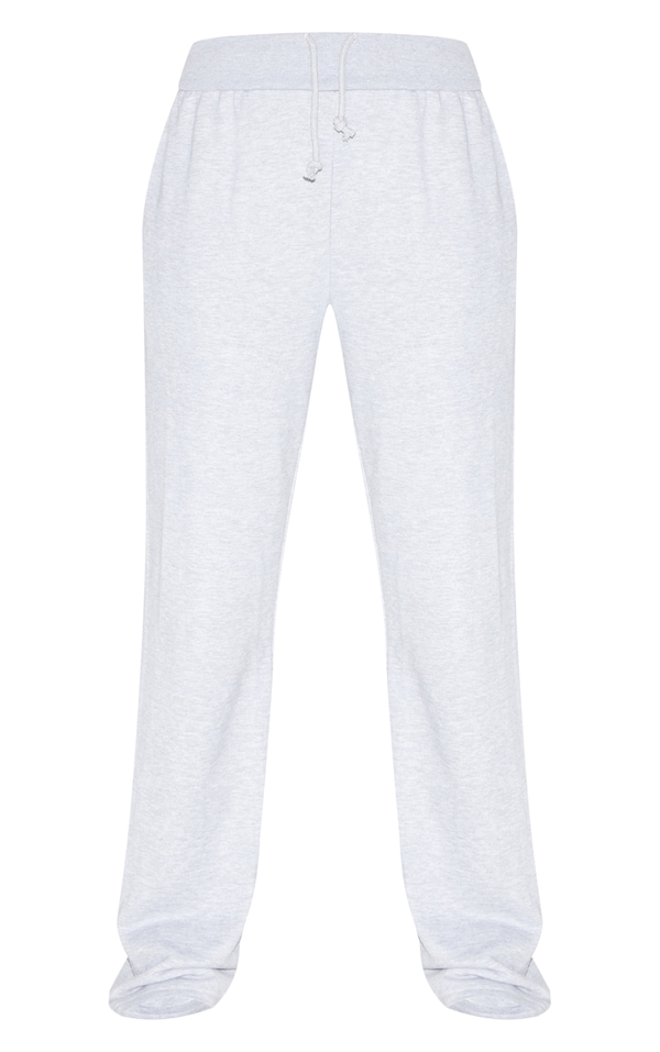 Tall Grey Marl Basic Raw Hem Sweatpants | Tall | PrettyLittleThing USA
