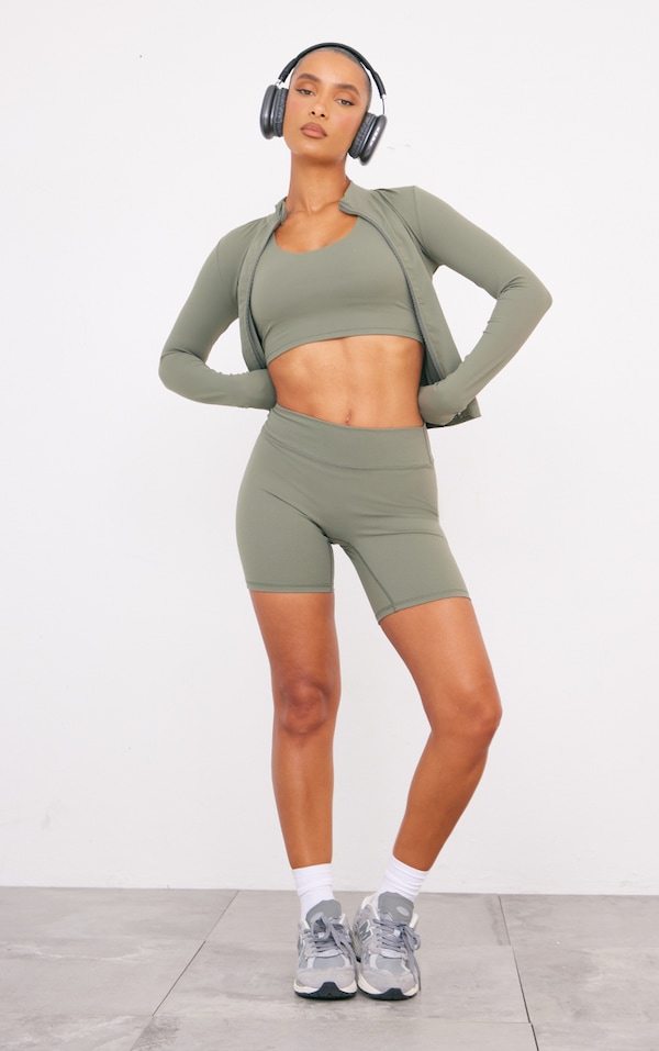 Olive Ultimate Sculpt Double Layer Padded Bra | Athleisure ...