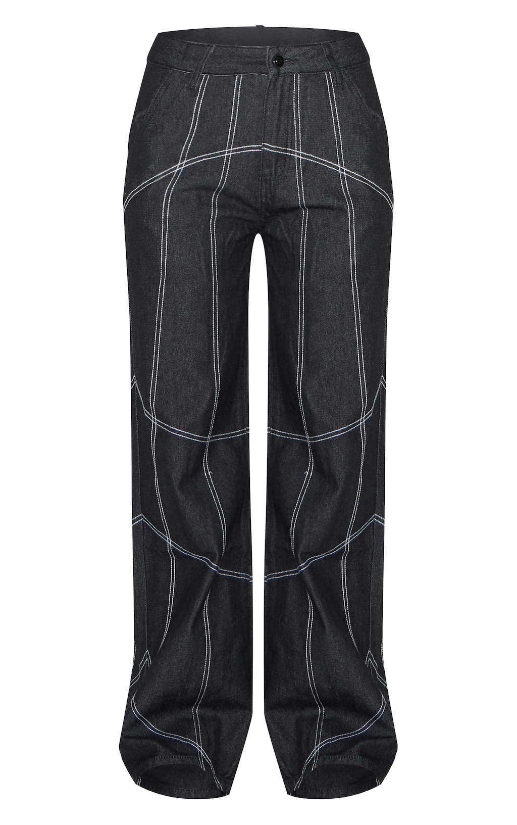 Dark Indigo Corset Seam Denim Jeans | Denim | PLT