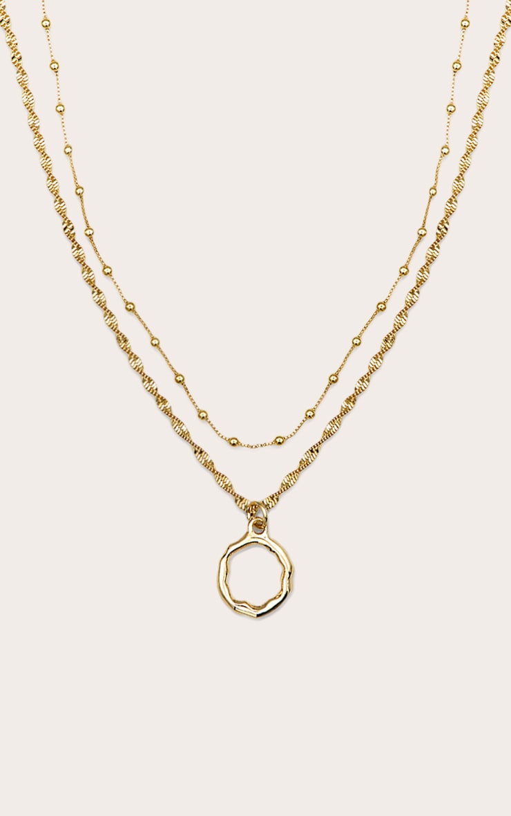 Real Gold Plated Dainty Ball Chain Layered Necklace | Accessories | PLT
