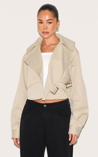 Cropped Trench Coats | PrettyLittleThing