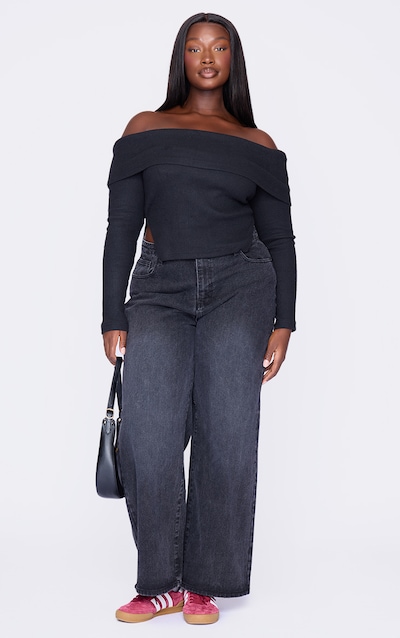 Long Sleeve Black Tops | PrettyLittleThing