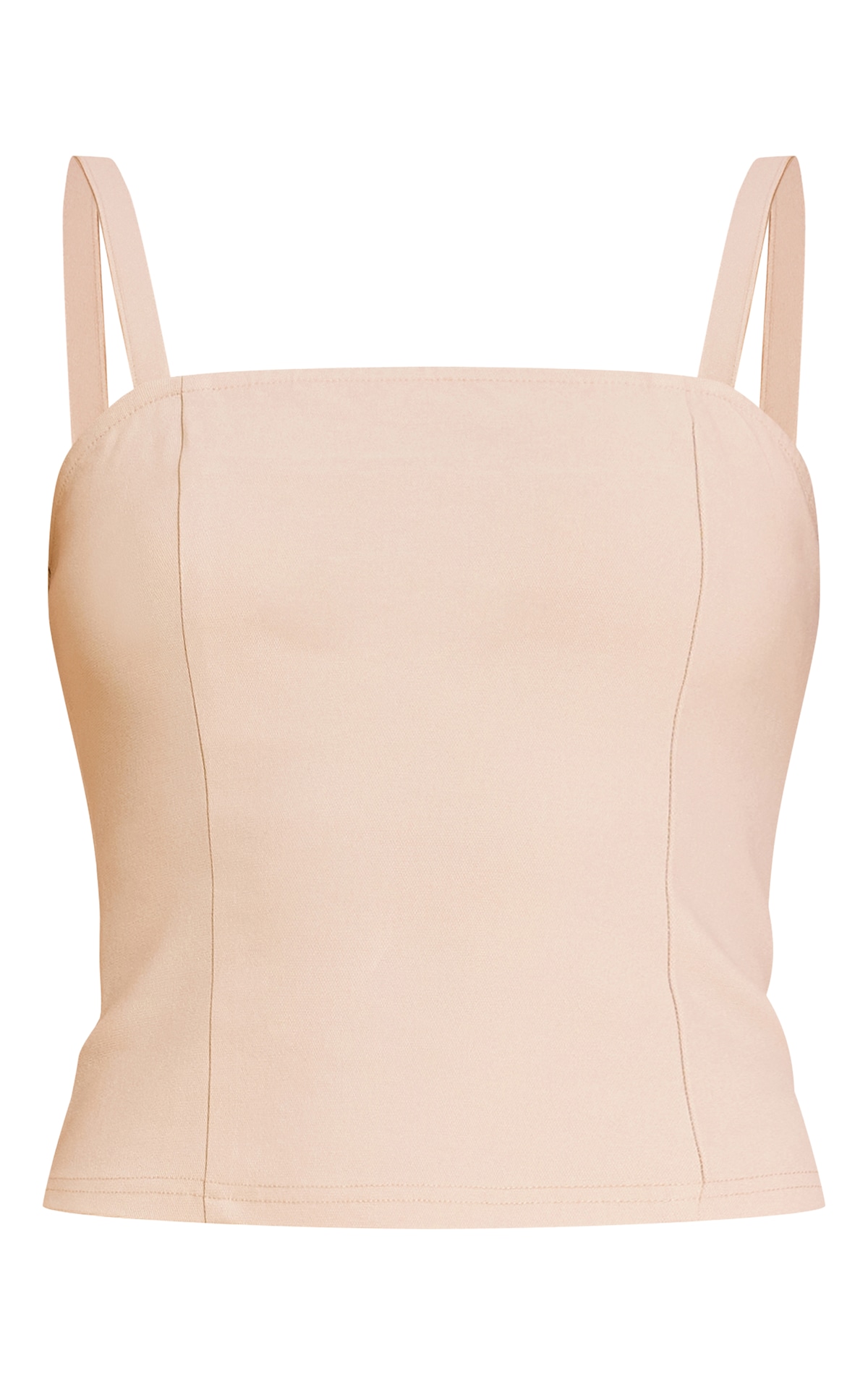 Sand Woven Strappy Top | Tops | PLT