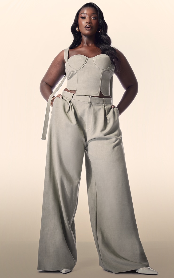 Plus Size Trousers | Women's Trousers | PrettyLittleThing