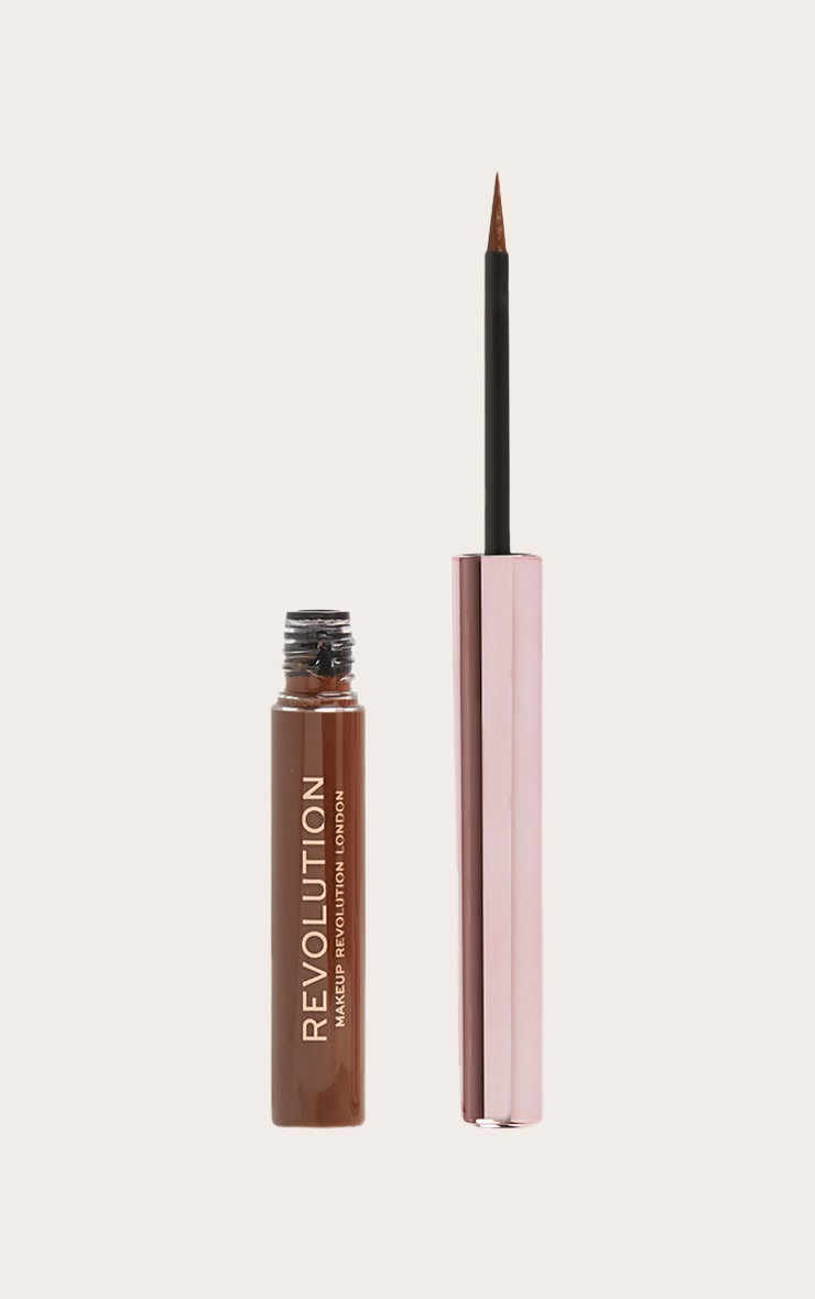 Revolution Super Flick Liquid Eyeliner Brown | Beauty | PrettyLittleThing