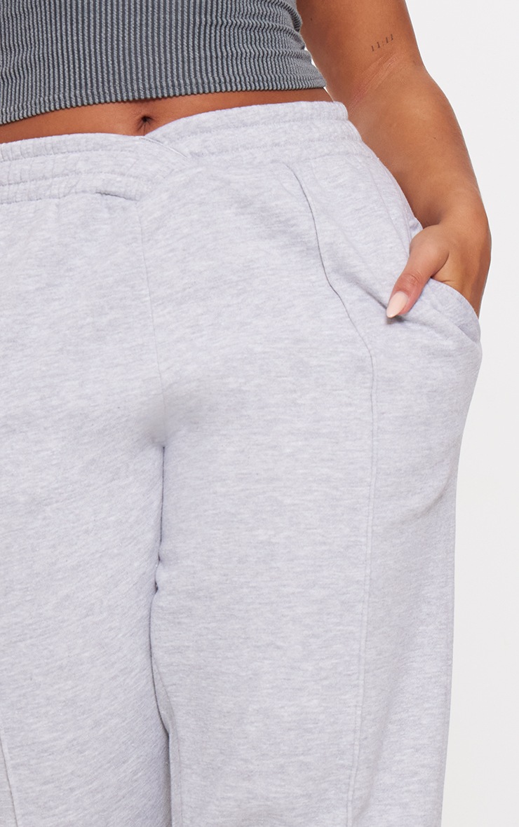 Shape Grey Marl Sweat Elasticated V Waist Sweatpants | Shape | PrettyLittleThing USA