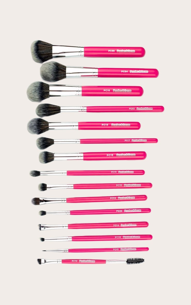 Peaches & Cream Essential 7 Piece Face Brush Set (Worth £45) | Beauty | PLT