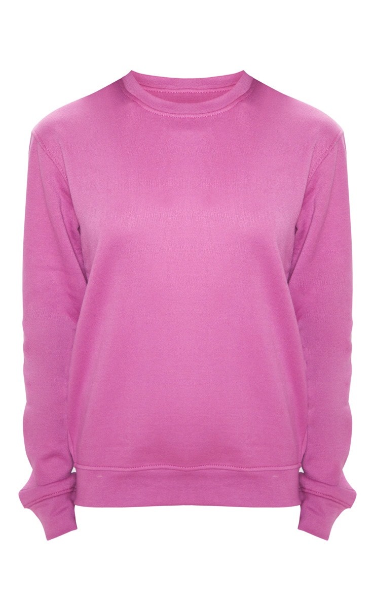 Washed Violet Ultimate Oversized Sweater | PrettyLittleThing USA