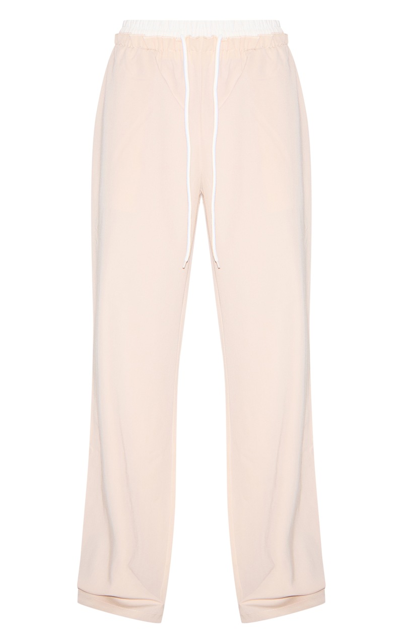 Stone Boxer Detail Drawstring Waist Trousers | Bottoms | PLT