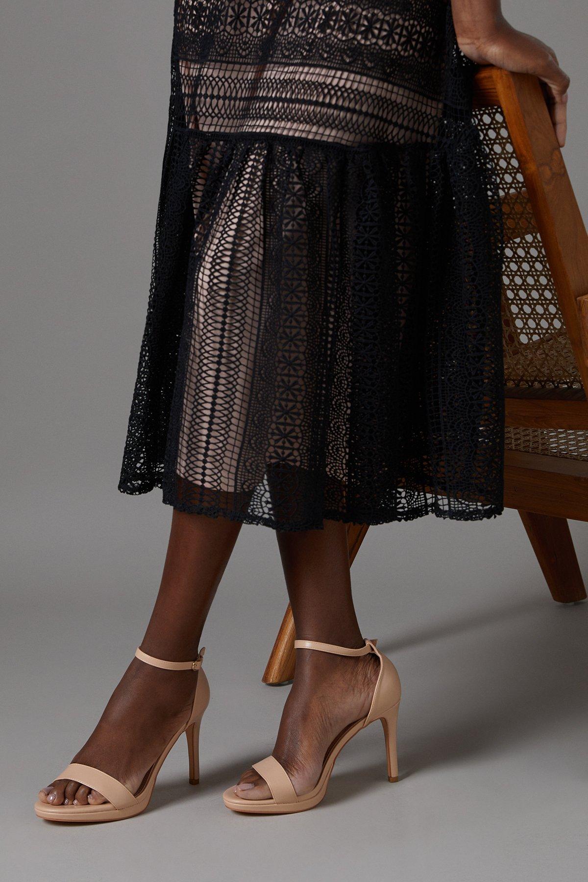 Coast Blush Talia Platform High Heeled Sandals | PLT