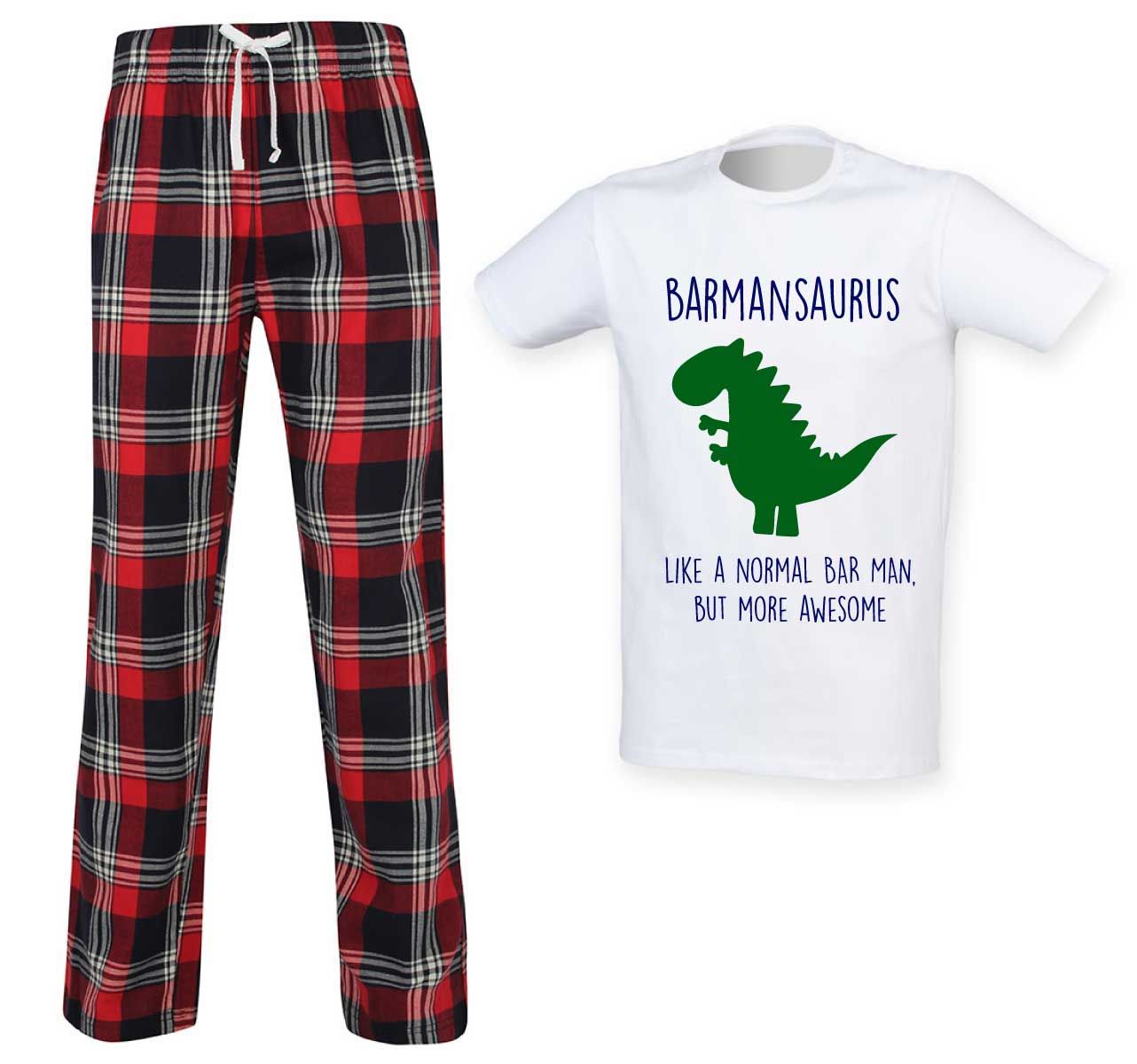 60 SECOND MAKEOVER Red Barman Dinosaur Pyjama Set | PLT