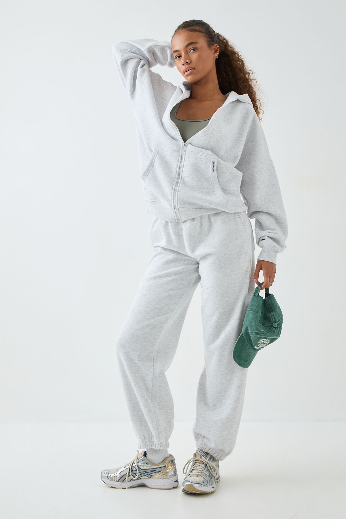 DSGN Studio Ash Grey DSGN Studio Oversized Cuffed Jogger | PLT