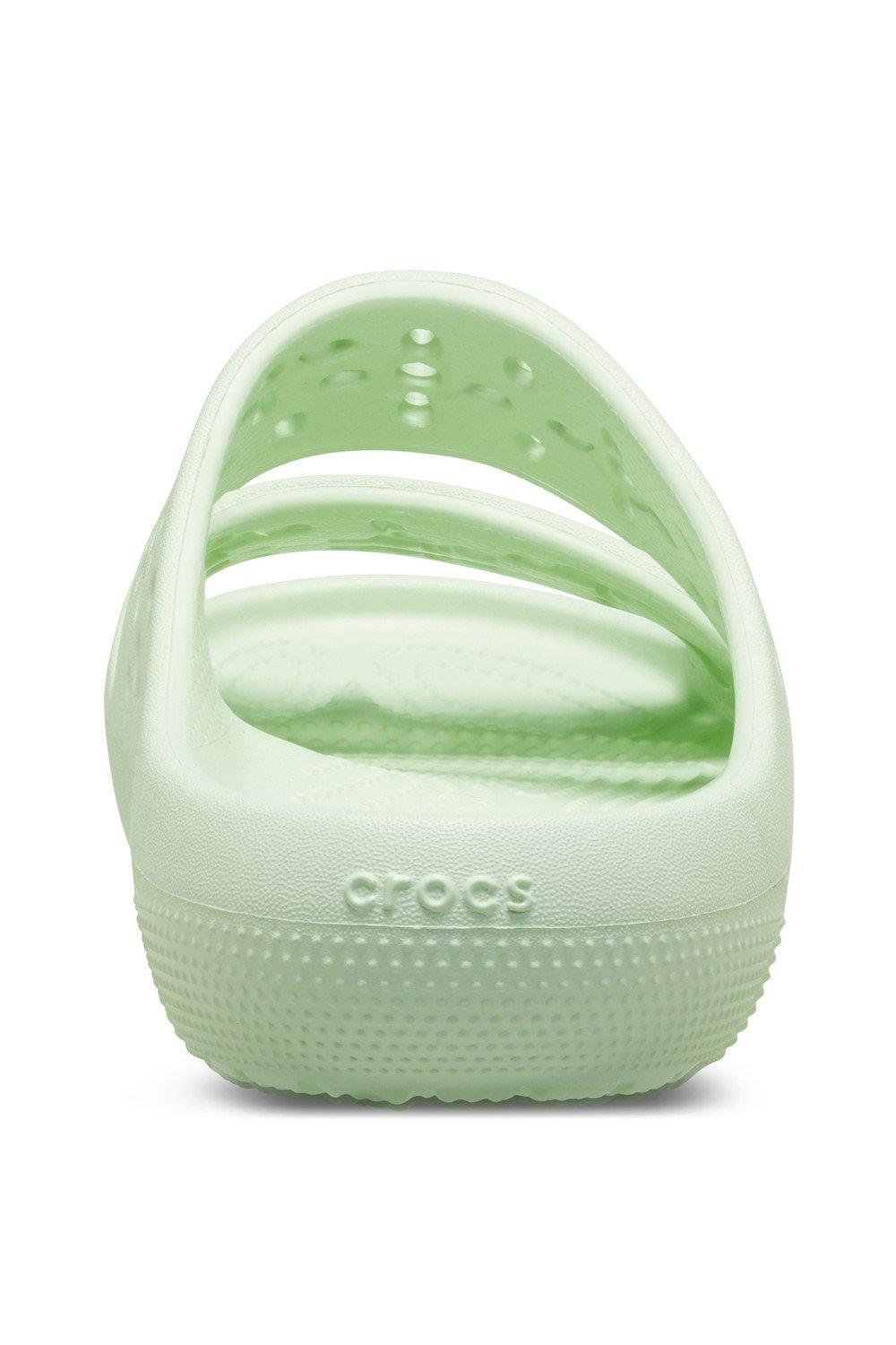 Crocs Pale Green Classic Floral Cut Out Sandal | PrettyLittleThing