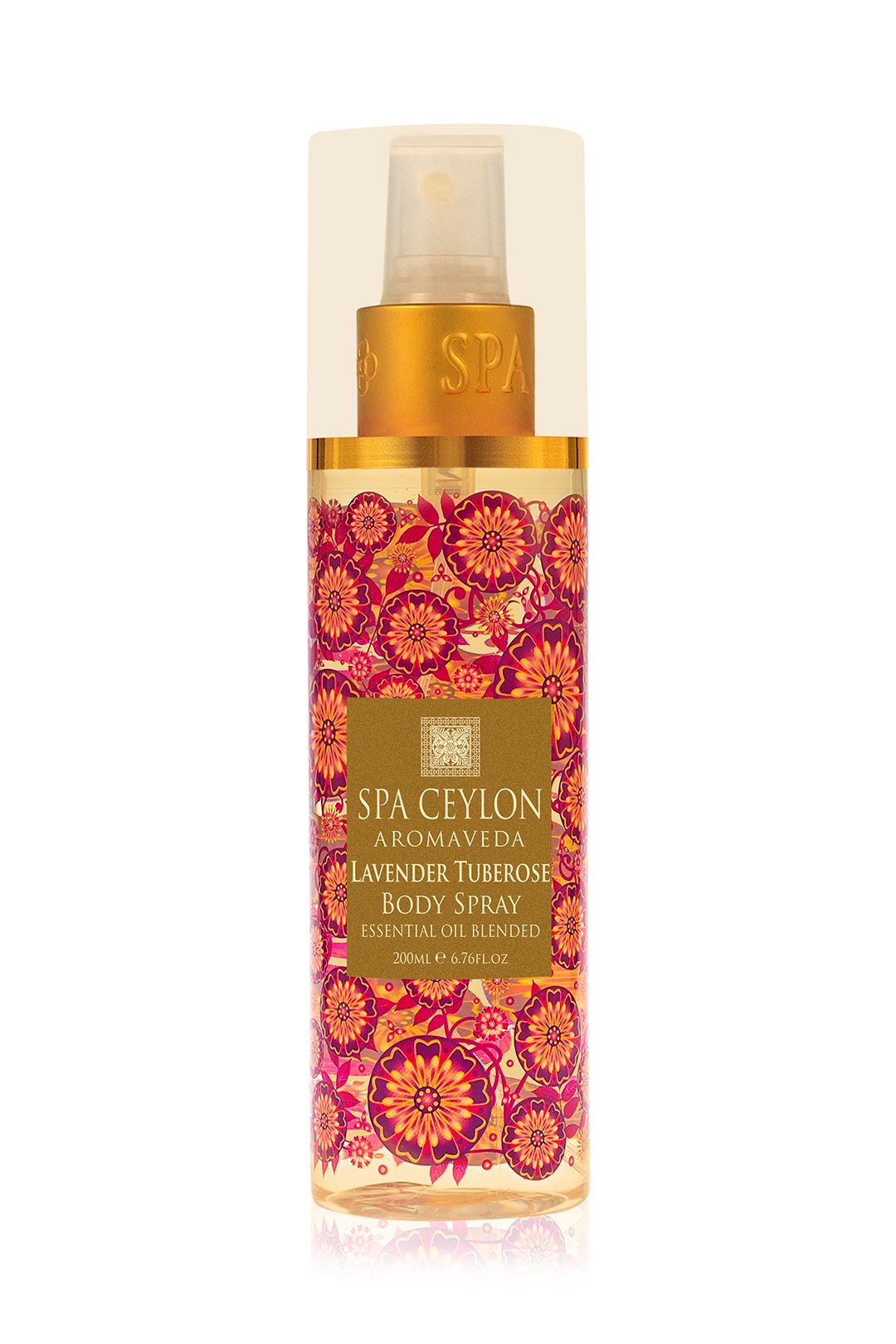 Spa Ceylon Transparent Lavender Tuberose - Body Spray-200ml | PLT