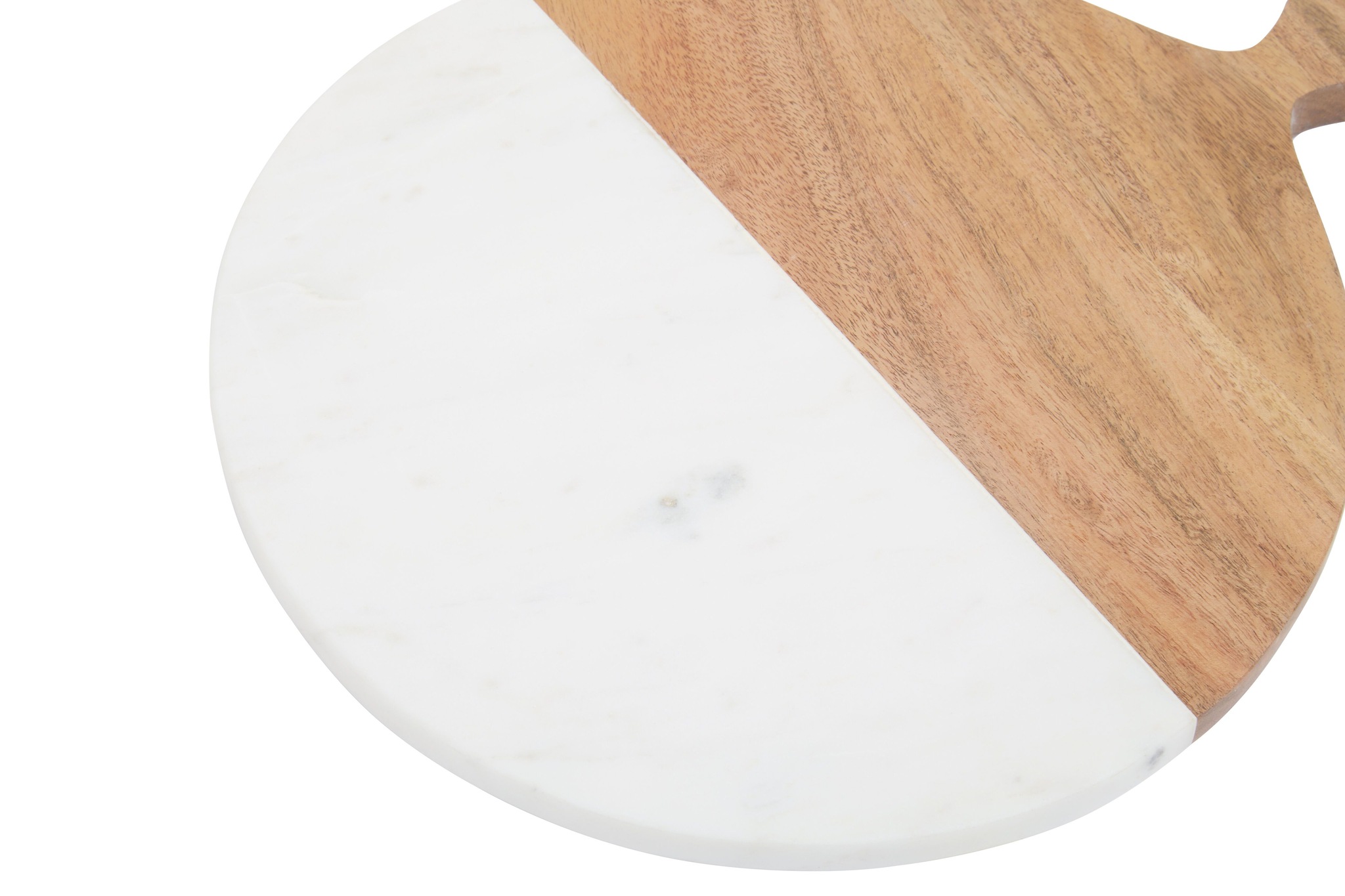 Orsina White Monzaro Small Marble And Acacia Wood Paddle Board | PLT