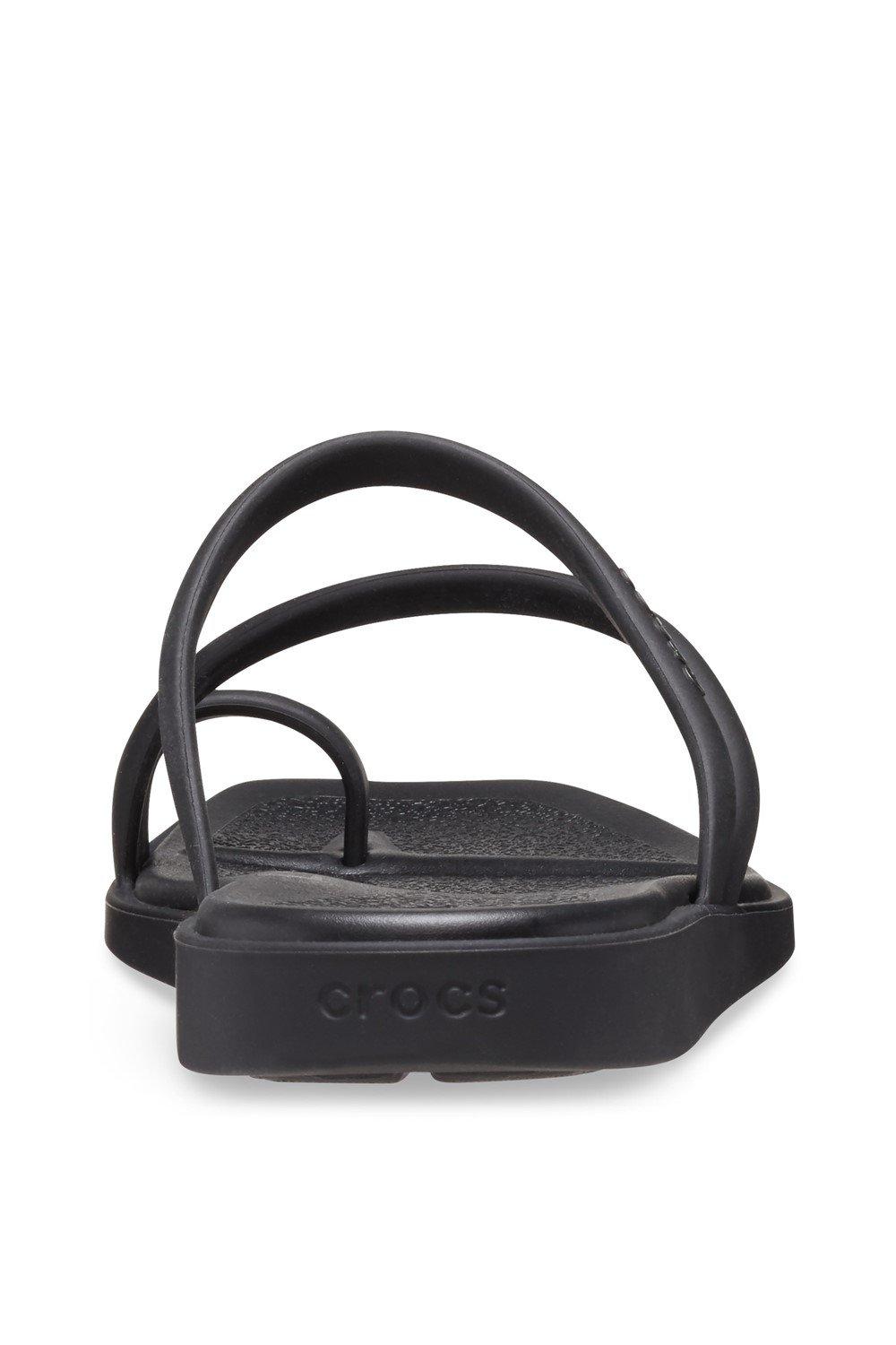 Crocs Black Miami Toe Loop Sandal | PrettyLittleThing