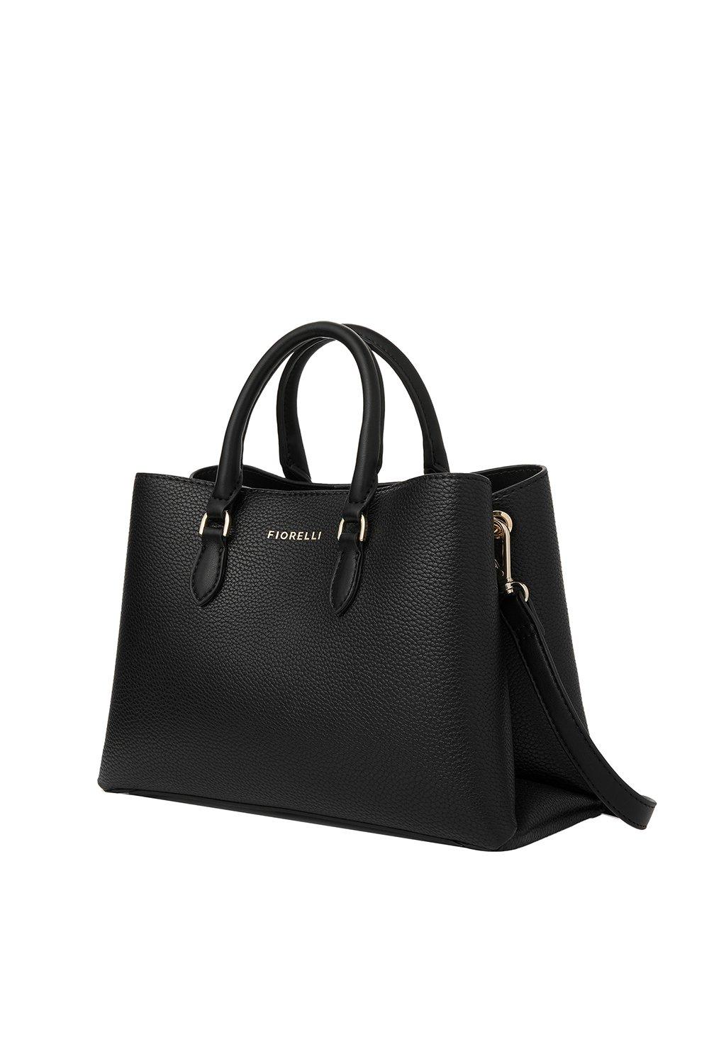 FIORELLI True Black Emery Large Satchel Bag | PLT