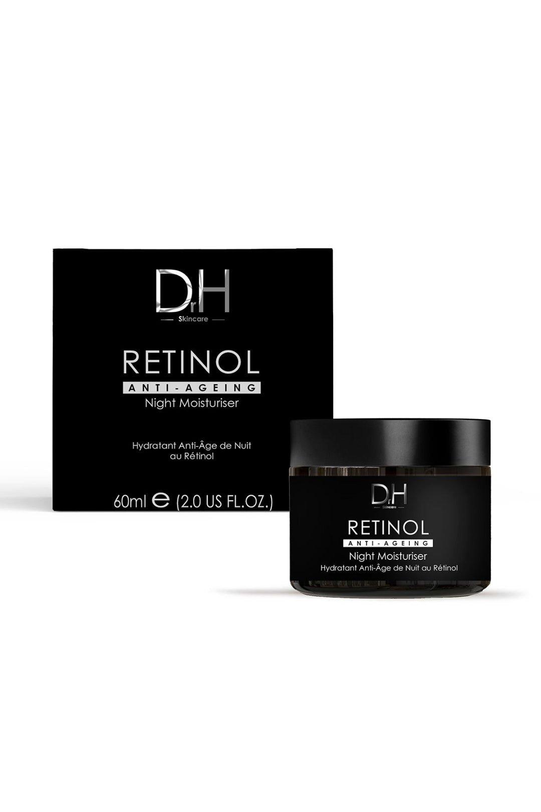 Dr H White Retinol Anti-Ageing Night Moisturiser 60ml | PrettyLittleThing