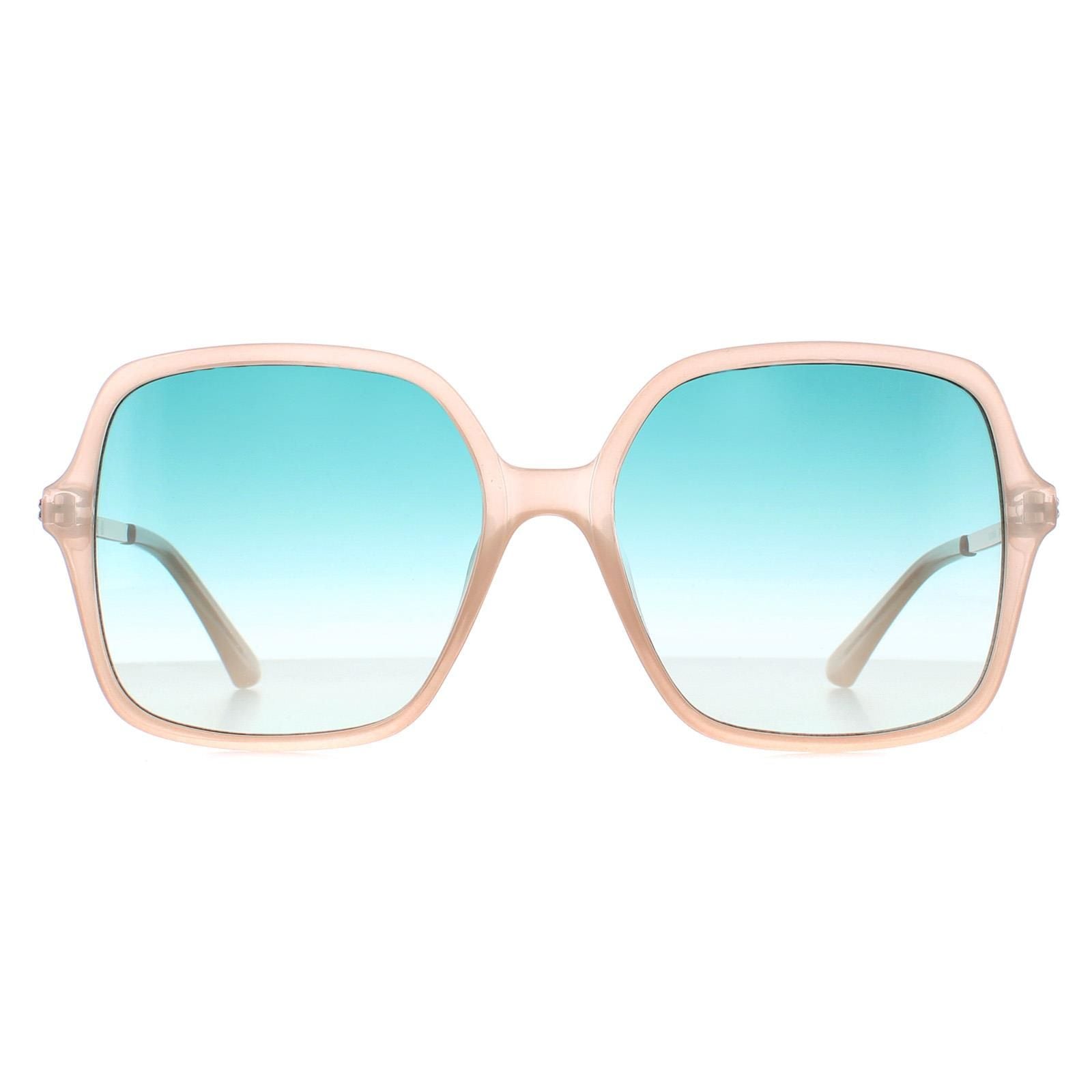 Guess Beige Square Shiny Beige Green Gradient GU7845 | PLT