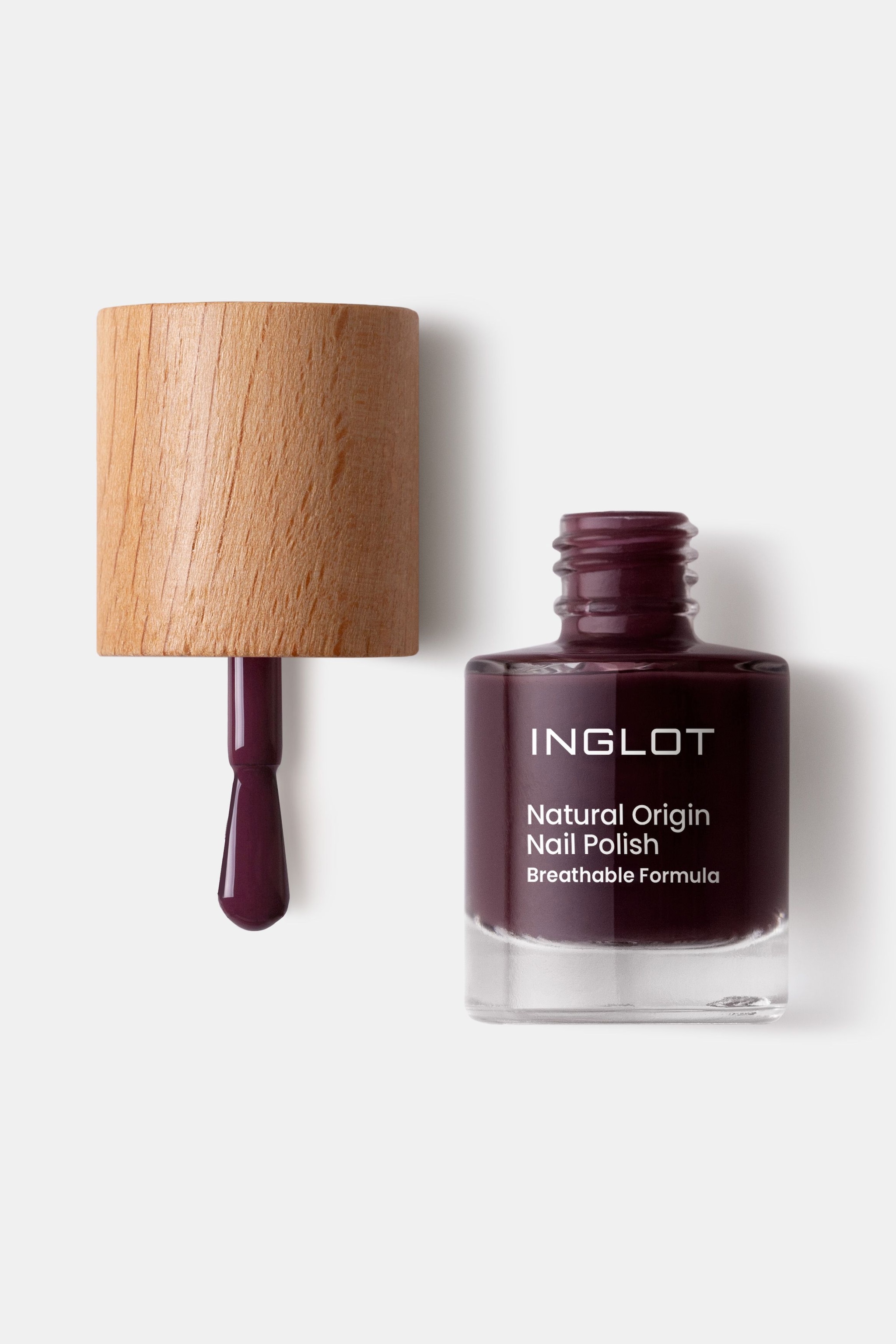INGLOT Dry Merlot Natural Origin Nail Polish | PLT