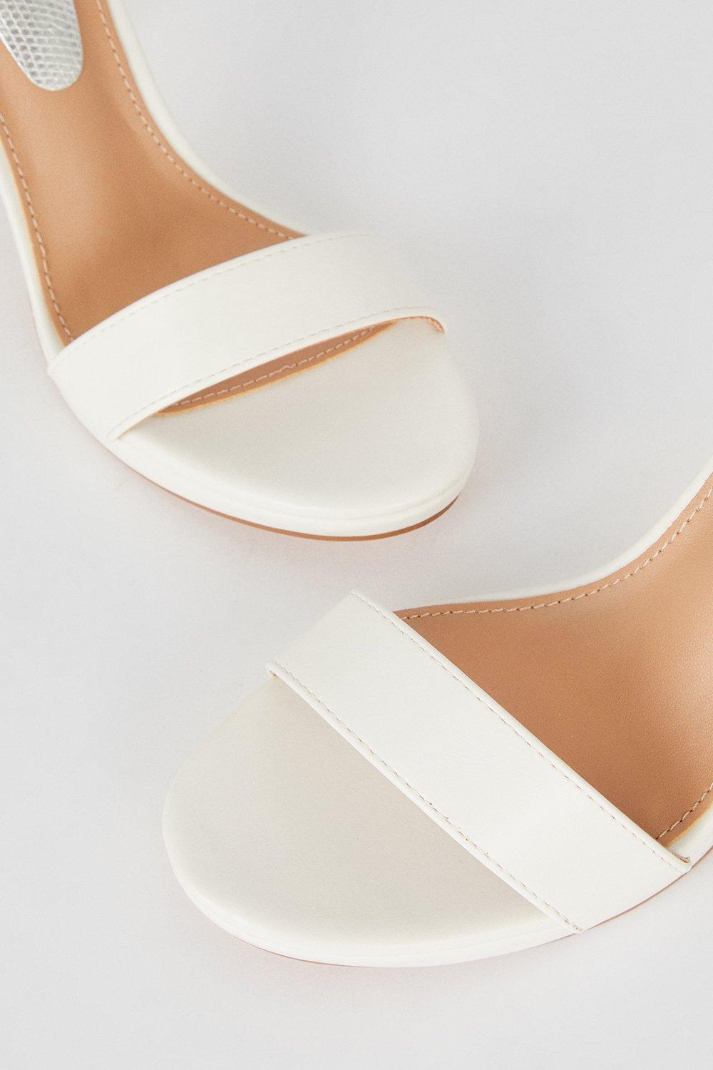 Coast White Talia Platform High Heeled Sandals | PLT