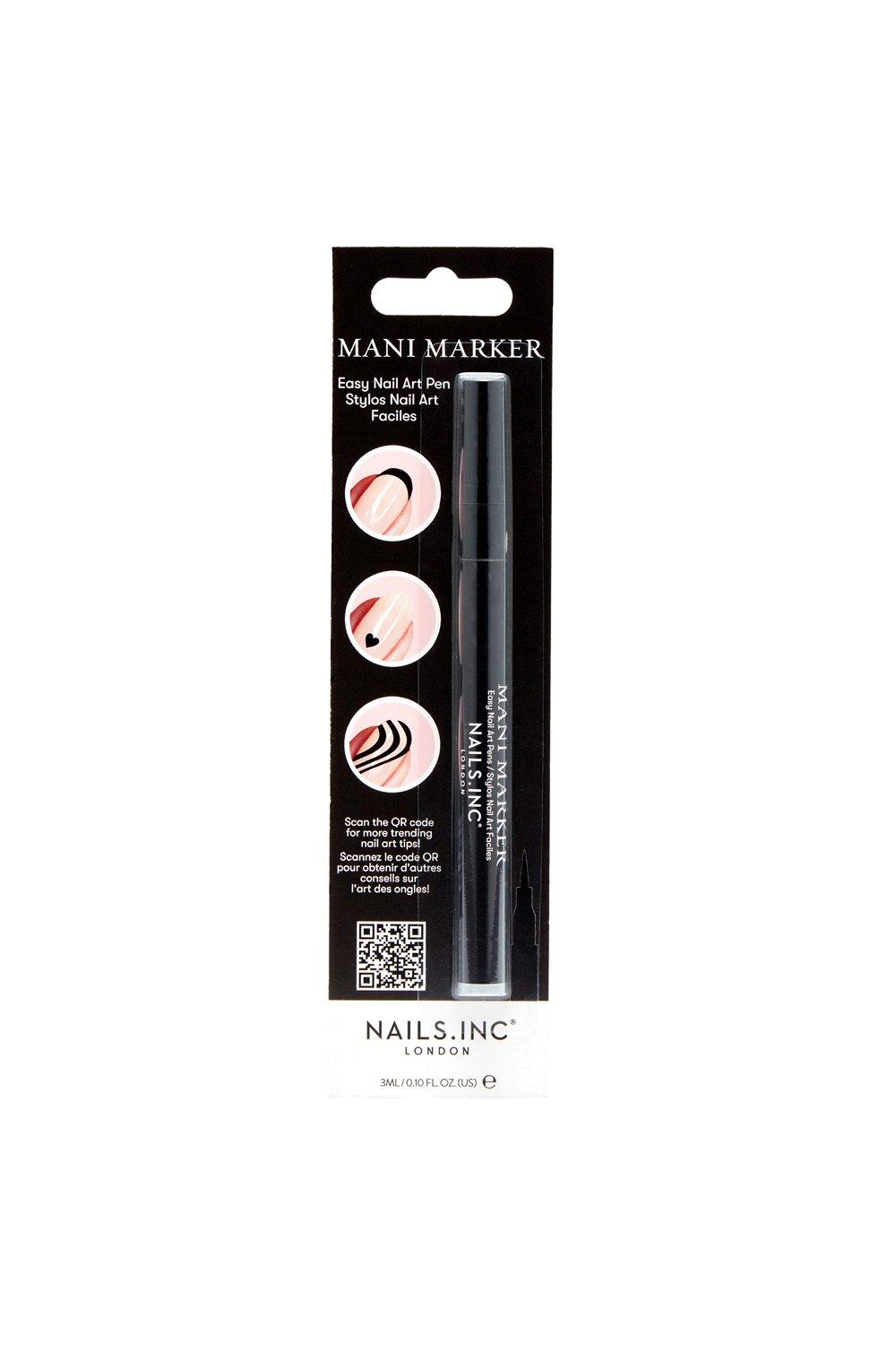 Nails Inc Multi Mani Marker Black Pen | PrettyLittleThing