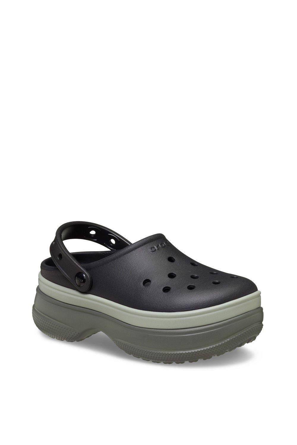 Crocs Black Classic Stacked Clog | PLT