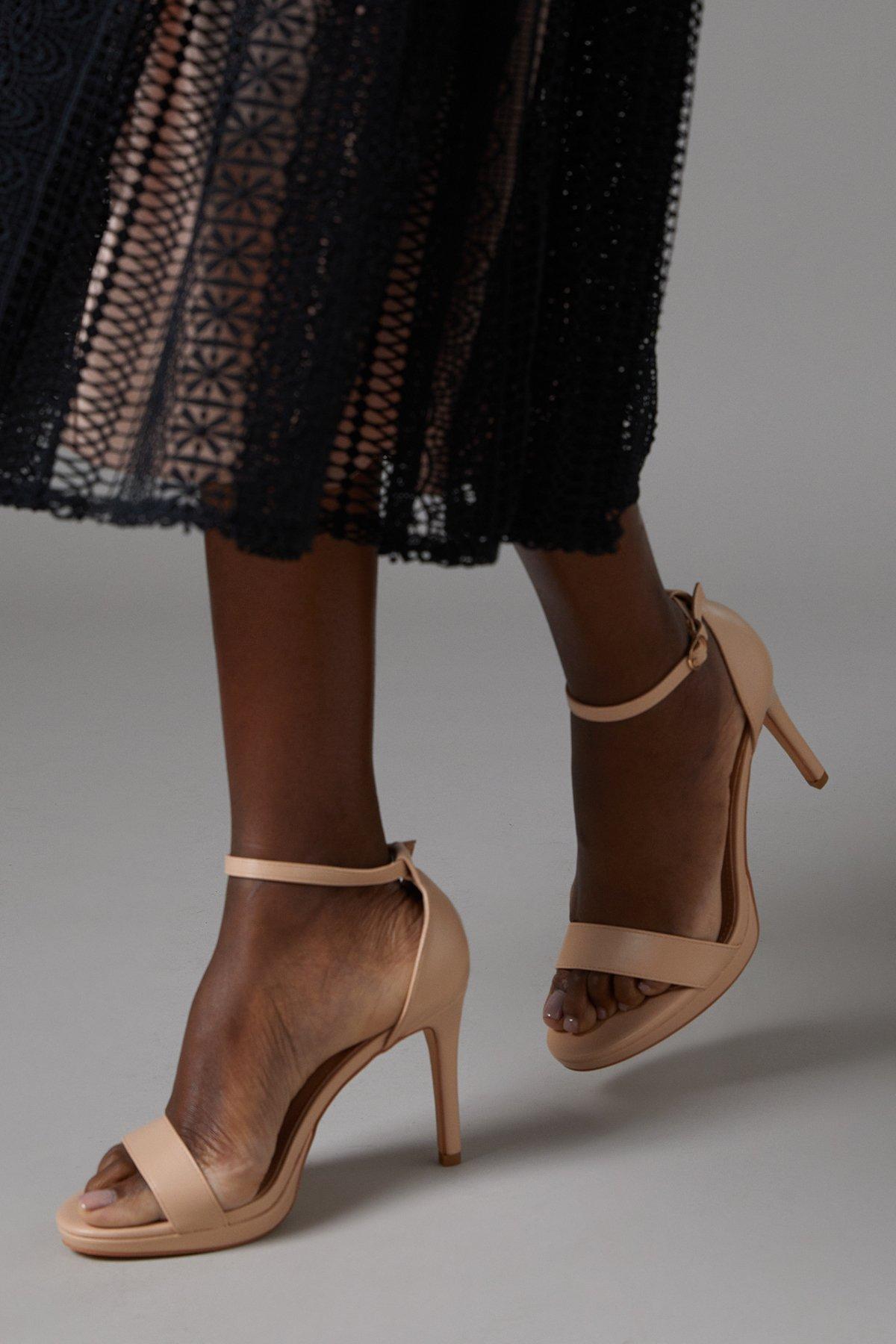 Coast Blush Talia Platform High Heeled Sandals | PLT