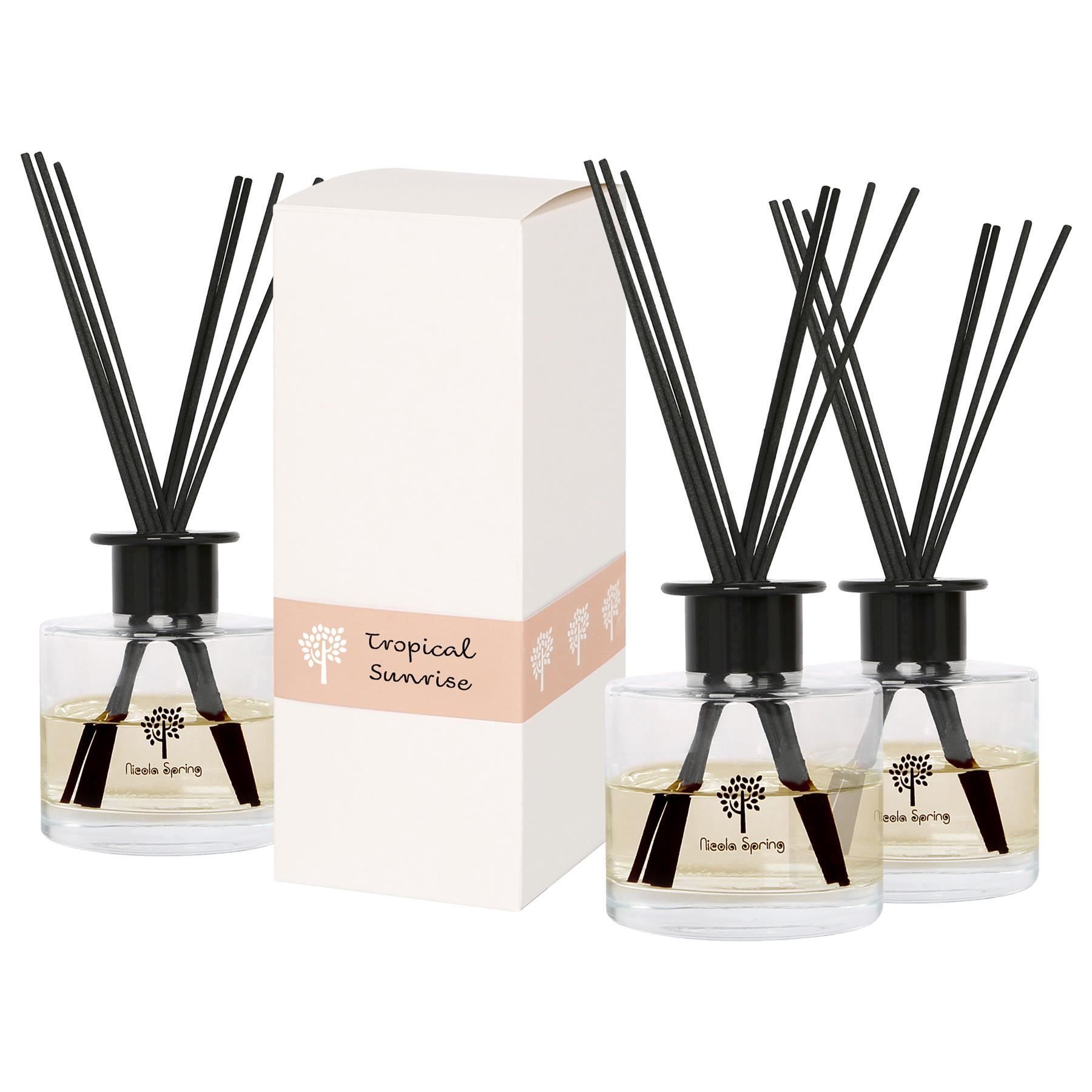 Nicola Spring Clear 200ml Tropical Sunrise Reed Diffusers - Pack Of 3 ...