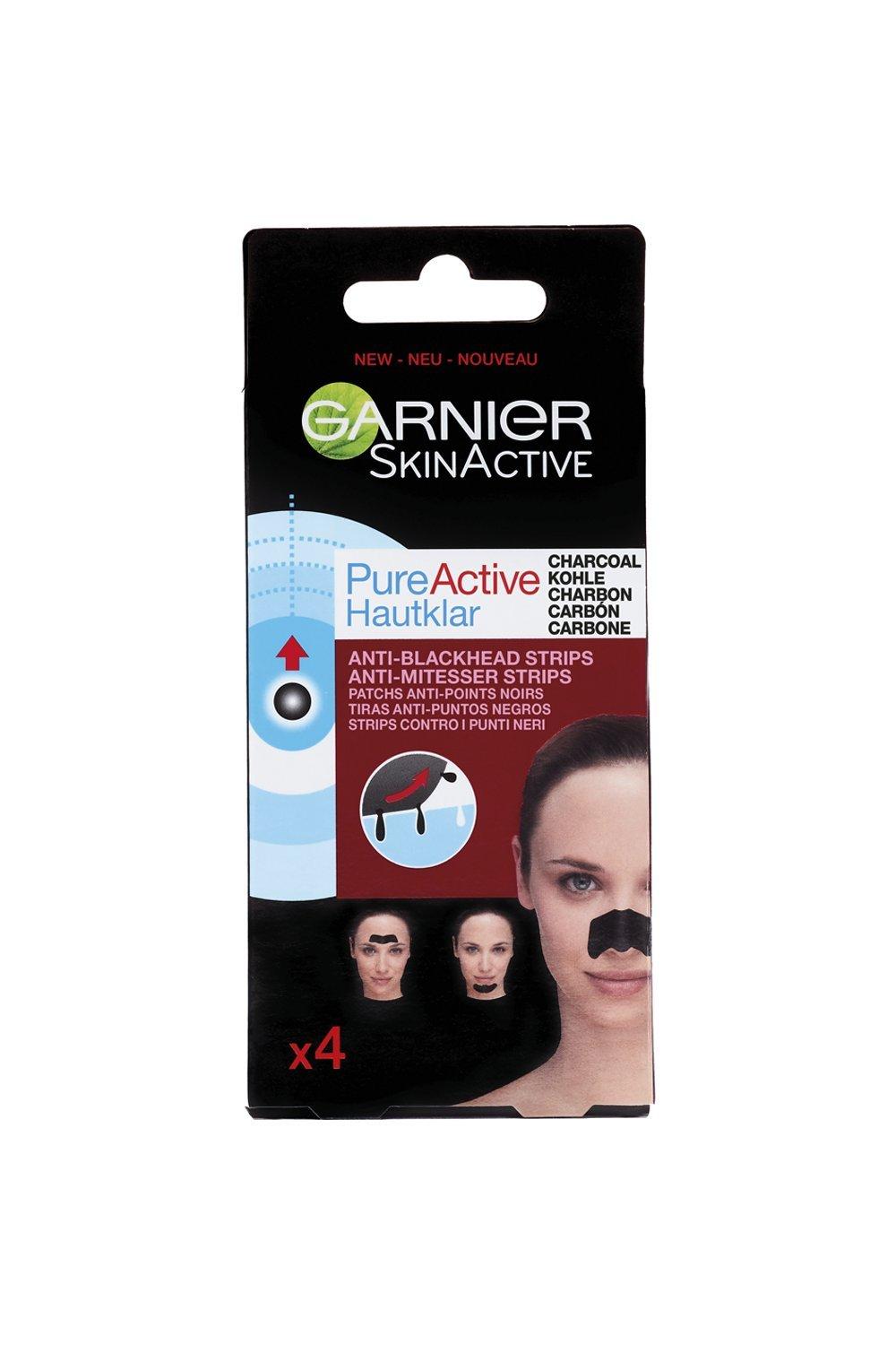 Garnier Multi Pure Active Intensive Anti Blackhead Charcoal Nose Strips ...