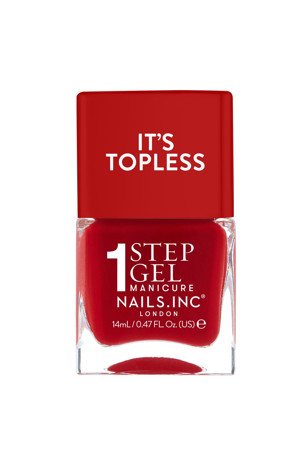 Nails Inc Kendall Topless Nail Varnish 14ml | PLT