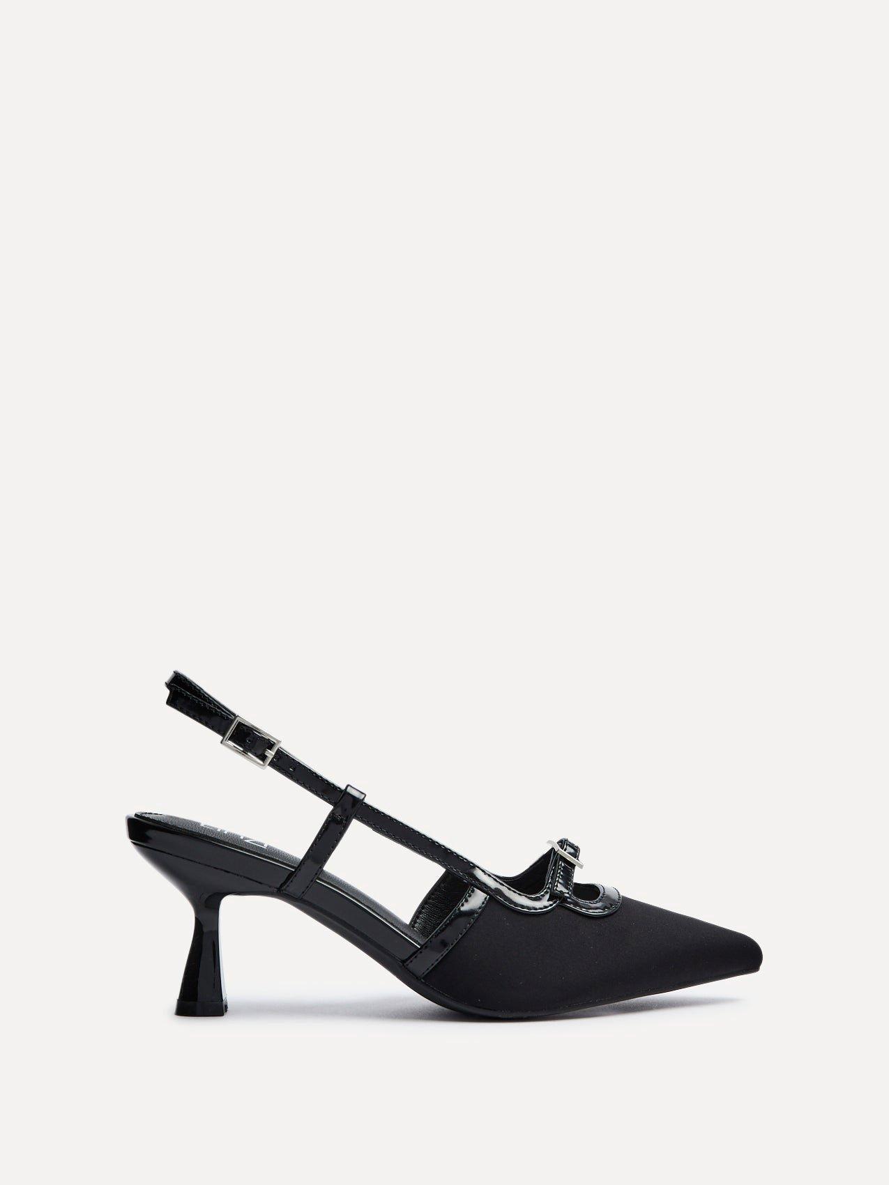 Linzi Black Constance Black Stiletto Court Heel | PLT