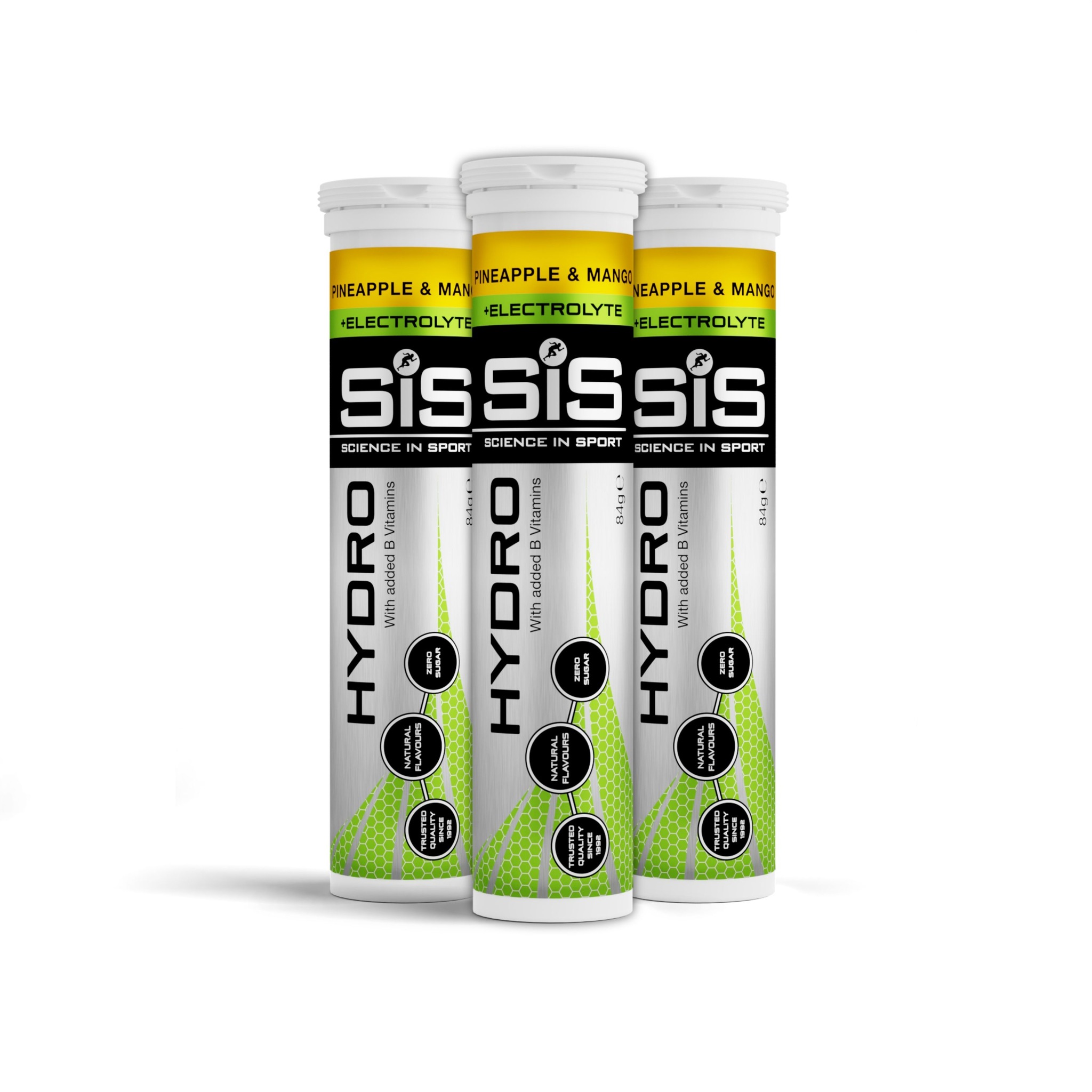 Science In Sport Bright Yellow Hydro Tabs + Electrolytes | Pineapple ...