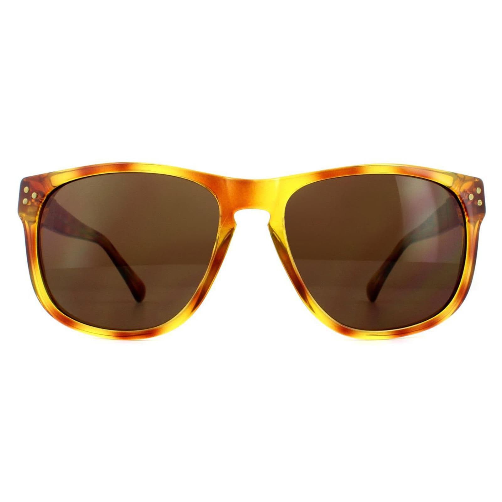 Guess Brown Rectangle Blonde Havana Brown Gradient Sunglasses | PLT